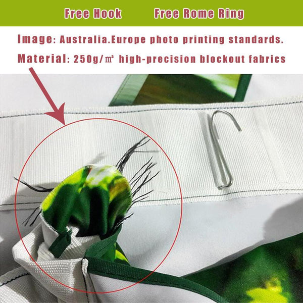 3D Rhinoceros 1301 Curtains Drapes | AJ Wallpaper