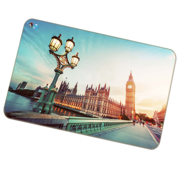 3D Historic London 168 Non Slip Rug Mat | AJ Wallpaper